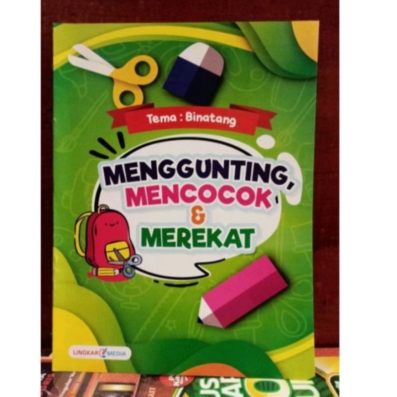 Jual Buku Menggunting mencocok & merekat | Shopee Indonesia