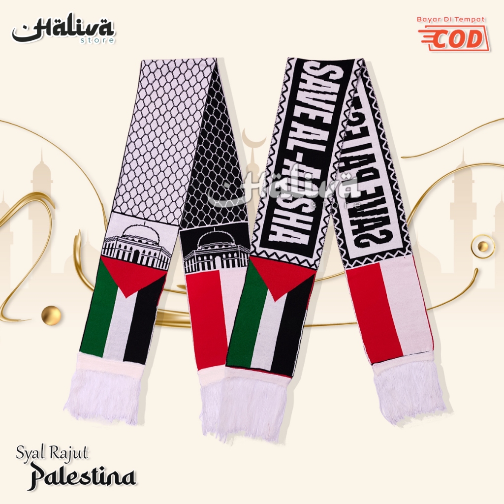 Jual Haliva - Syal Bendera Palestin Indonesia | Shopee Indonesia