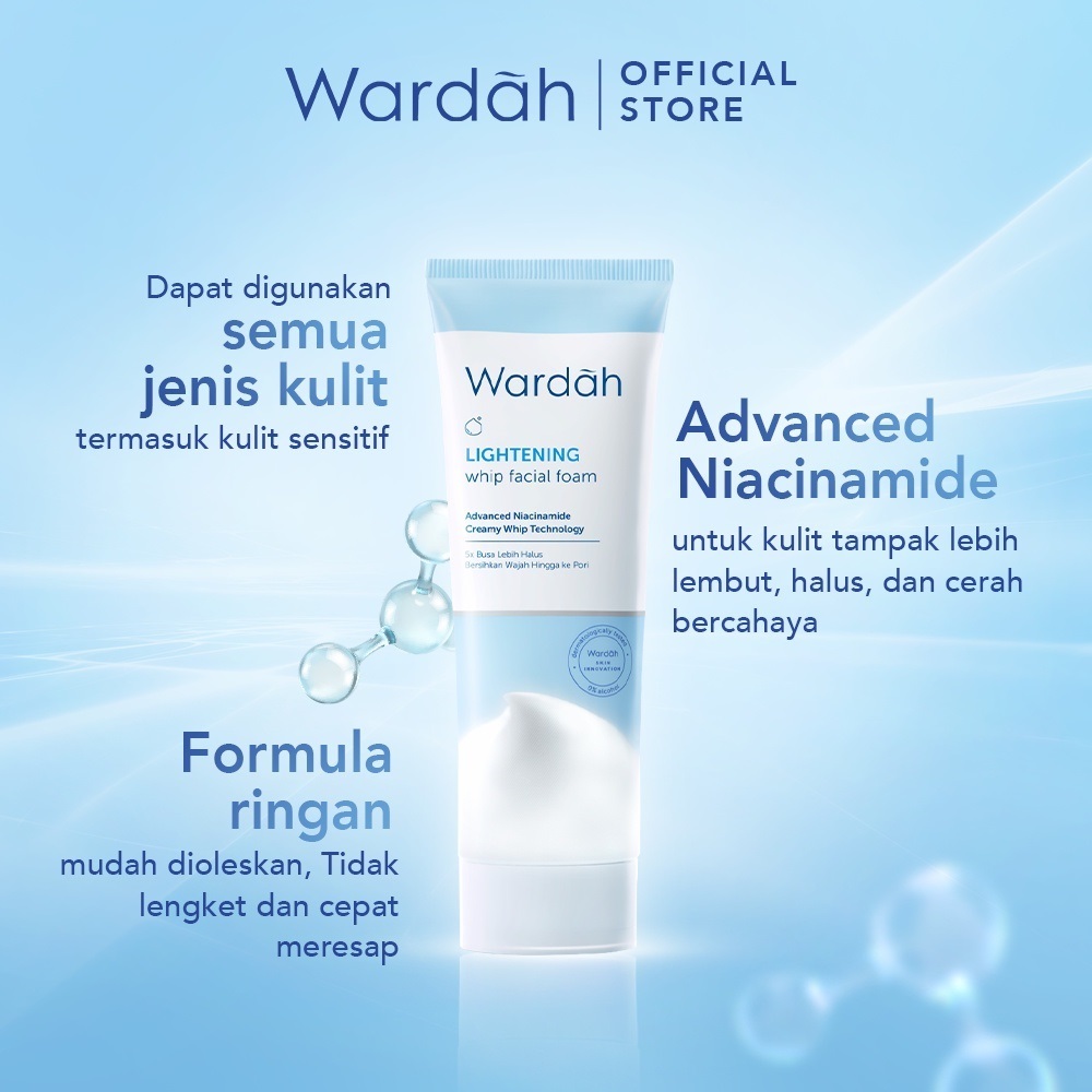 Jual Wardah Lightening Whip Facial Foam | Facial Wash Sabun Muka Wardah ...