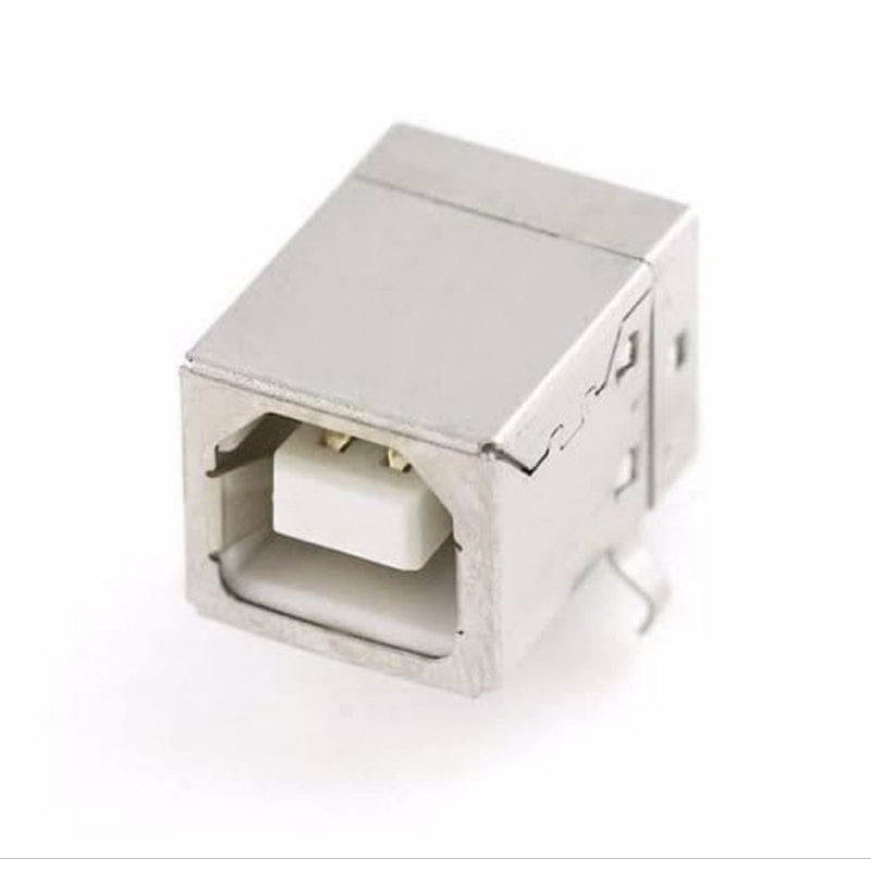 Jual USB type B tekuk L socket soket female printer 4pin 4p tipe ...