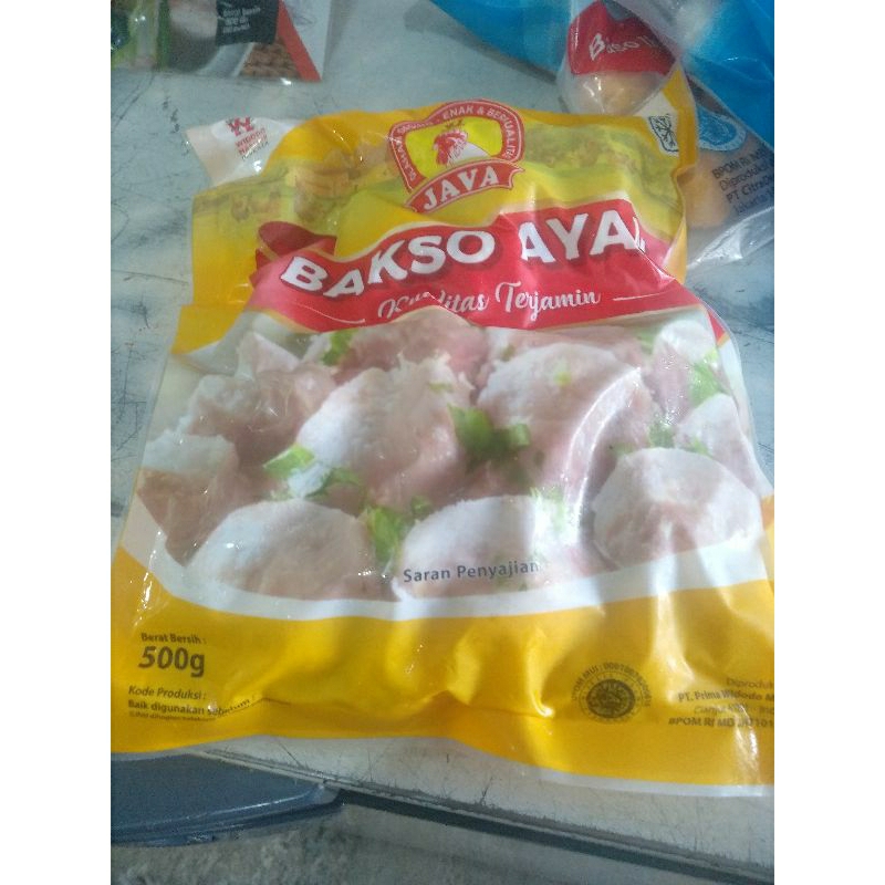 Jual bakso ayam merk Java 500 gram Frozen foods | Shopee Indonesia