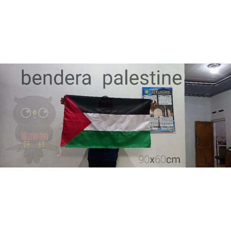 Jual bendera palestina / bendera palestine 90x60cm / bendera indonesia ...
