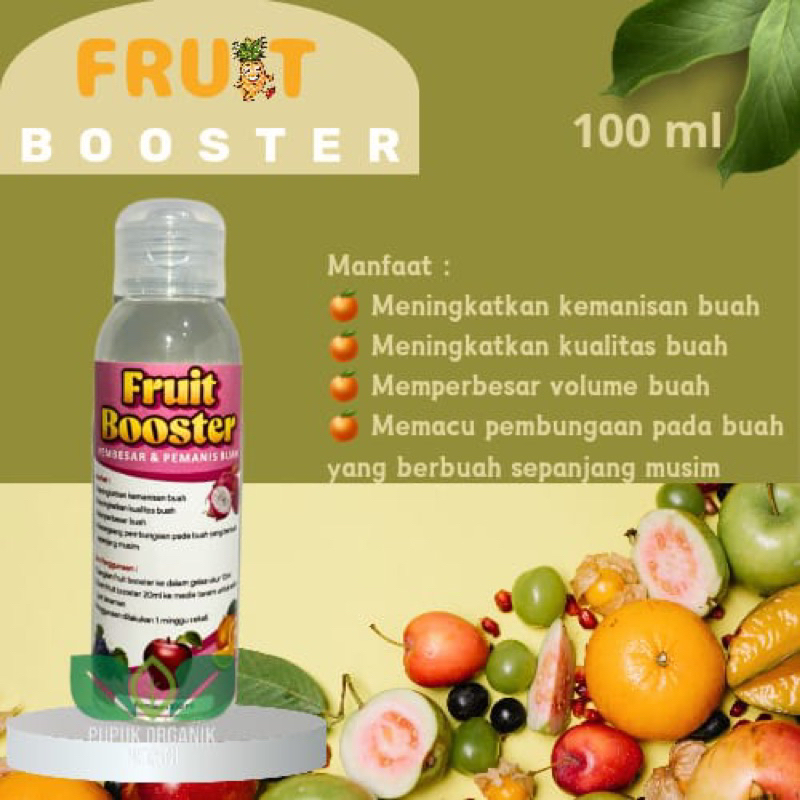 Jual Pupuk Cair Buah 100 ml Pupuk Pemanis Semua Jenis Buah Pupuk Organik Cair Buah Generatif ...