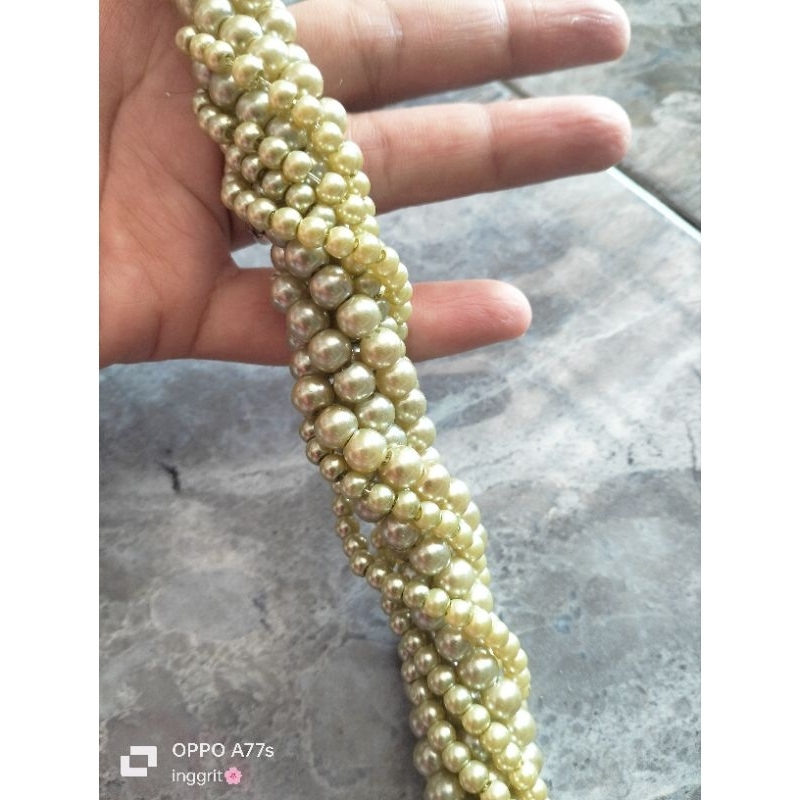 Jual Payet Rangkai/ Mutiara Rangkai Manik Bambu sampan/ Hiasan Kebaya ...