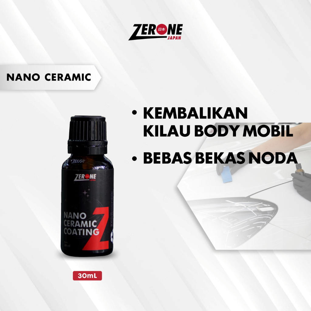 Jual Nano Ceramic Coating Zerone Japan Pengkilap Body Mobil Efek Daun ...