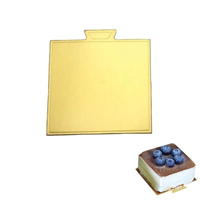 Jual Paper slice/ Alas Cake gold/ Tatakan kue/ Cake slide | Shopee ...