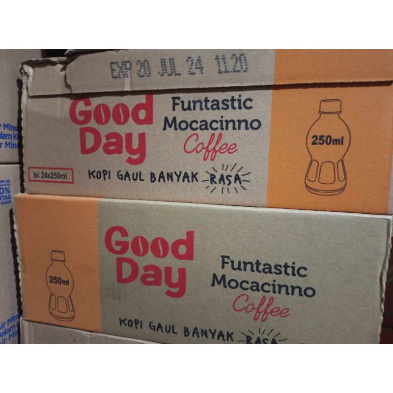 Jual Good day moccacino 250ml 1 dus isi 24 botol / minuman kopi /coffee ...