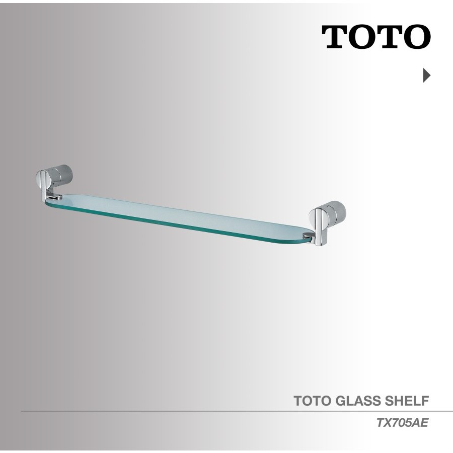 Jual TOTO Glass Shelf TX705AE | Rak Kaca - Rak Sabun - Tempat Sabun ...