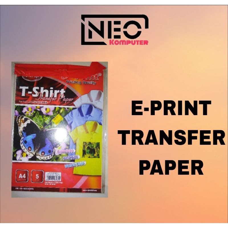 Jual E-PRINT TRANSFER PAPER | Shopee Indonesia