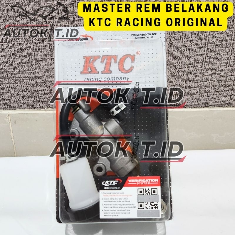 Jual MASTER REM BELAKANG KTC RACING ORIGINAL PNP ALL MOTOR | Shopee Indonesia