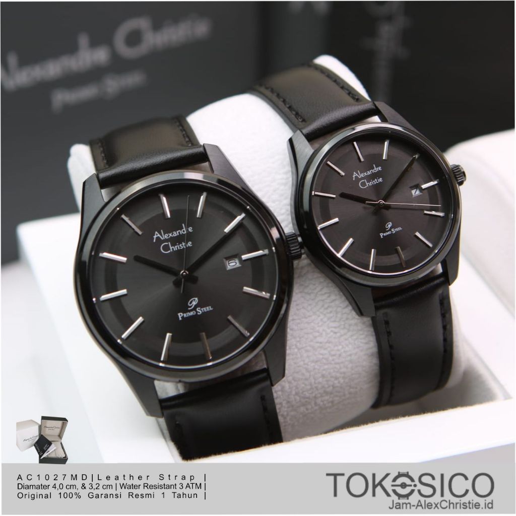 Jual Alexandre Christie ORIGINAL Jam tangan pria couple AC 1007 ...