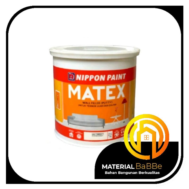 Jual Nippon Matex Putty Wallfiller 1 Kg | Dempul Plamir Dinding ...