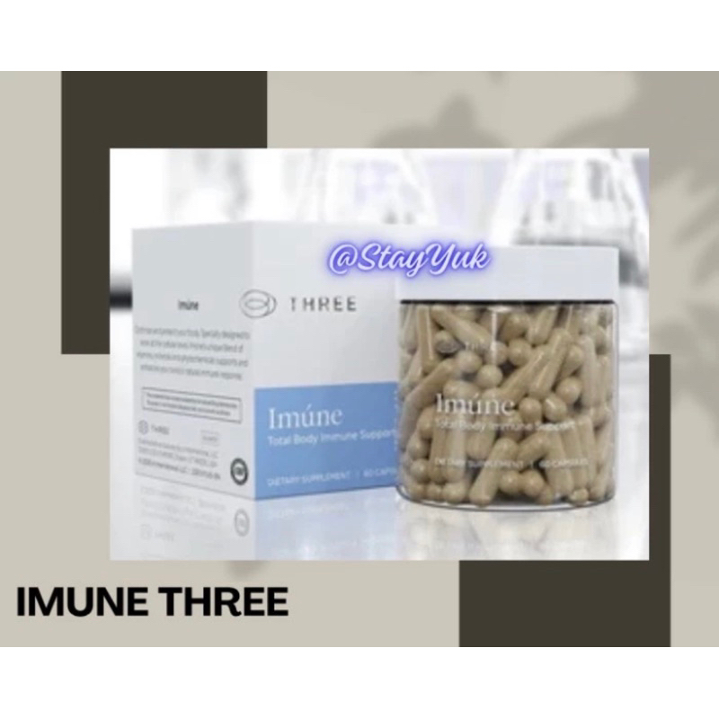 Jual Imune Three III Suplement Vitamin Multivitamin Ready Stock ...