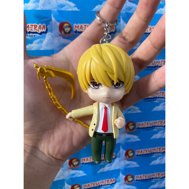Jual Figure Keychain / Gantungan Kunci Anime Death Note Yagami Light ...
