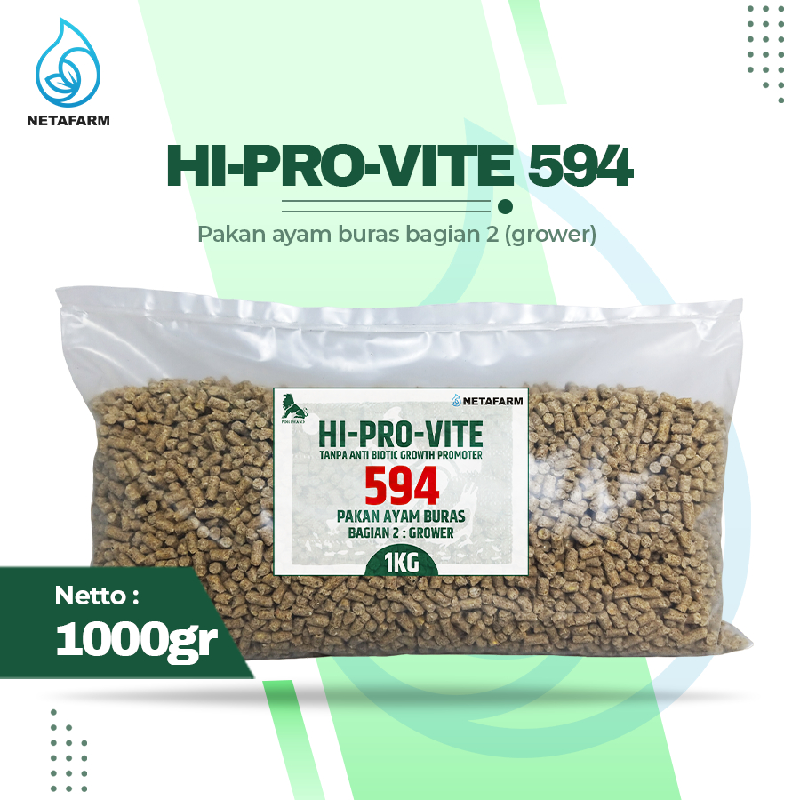 Jual HI-PRO-VITE 594 PAKAN AYAM BURAS Repack 1kg | Shopee Indonesia
