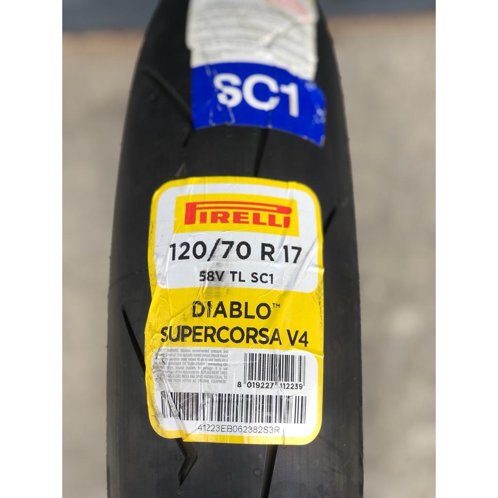 Jual Ban Pirelli SUPERCORSA SC1-V4 120/70-17 Pirelli Supercorsa sc1-v4 ...