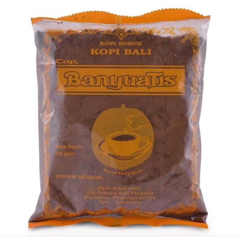 Jual Kopi Bubuk / Kopi Bali Cap Banyuatis 200 gram | Shopee Indonesia