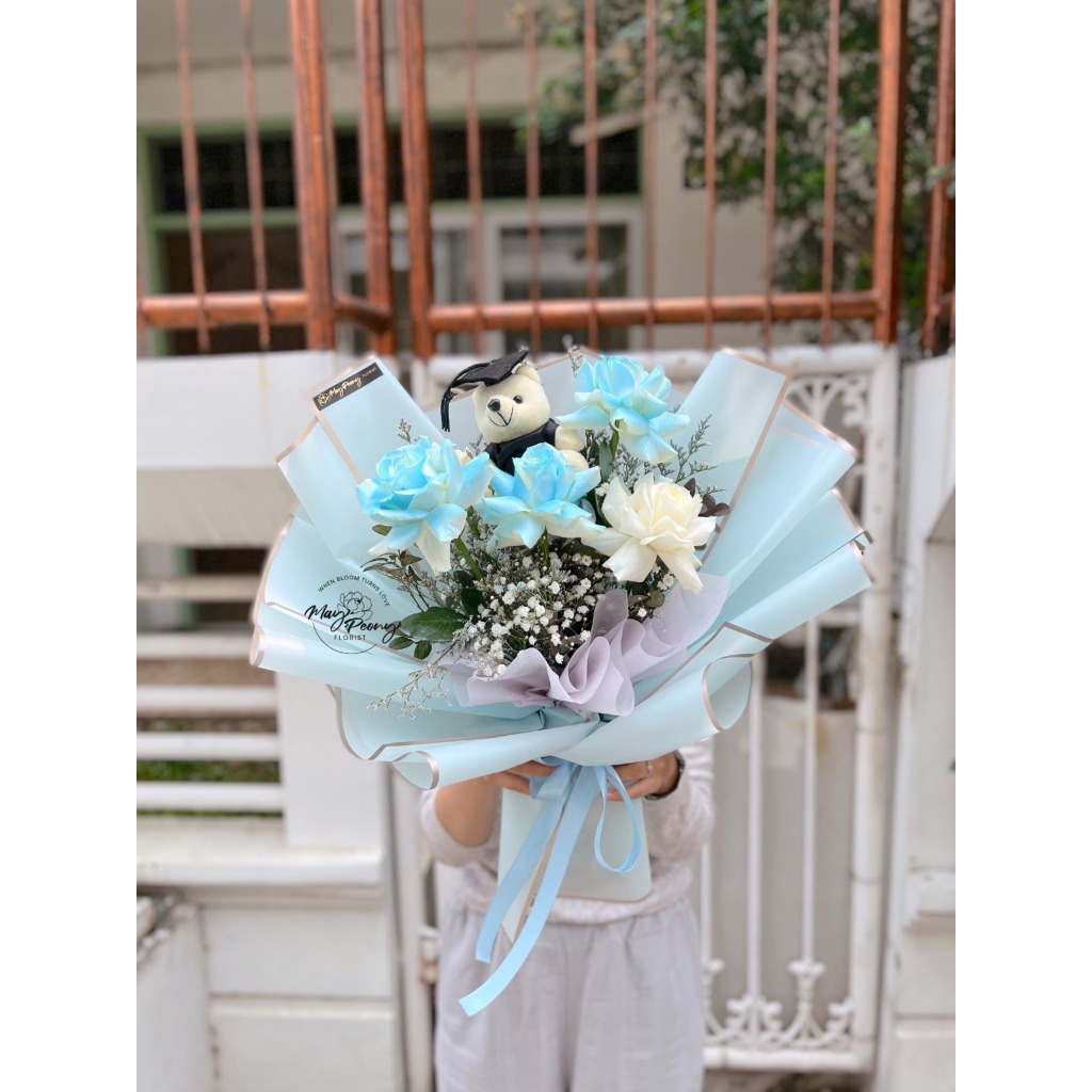 Jual FRESH FLOWER BOUQUET GRADUATION - BUKET BUNGA WISUDA BUKET WISUDA ...