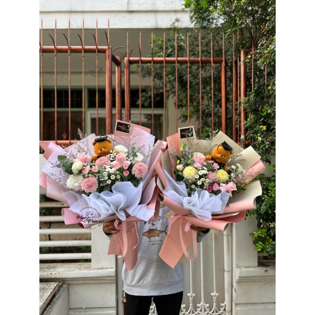 Jual FRESH FLOWER BOUQUET GRADUATION - BUKET BUNGA WISUDA BUKET WISUDA ...
