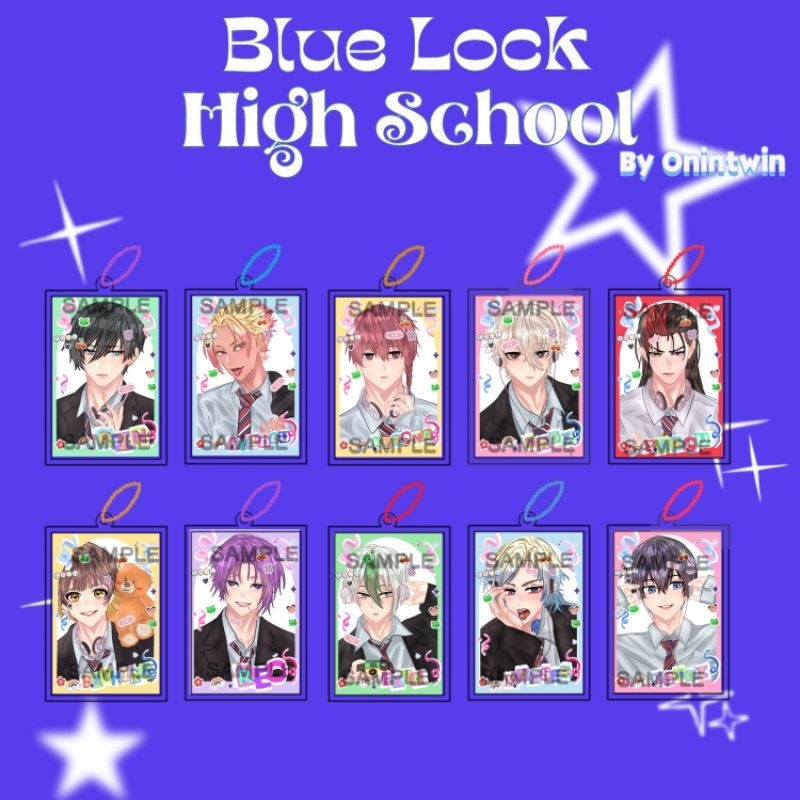 Jual BLUE LOCK photocard CLASSIC by onintwin / bluelock keychain ...