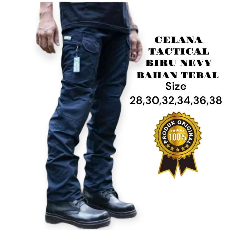 Jual [COD] CELANA PANJANG TACTICAL BIRU DONGKER JUMBO PREMIUM | Shopee ...