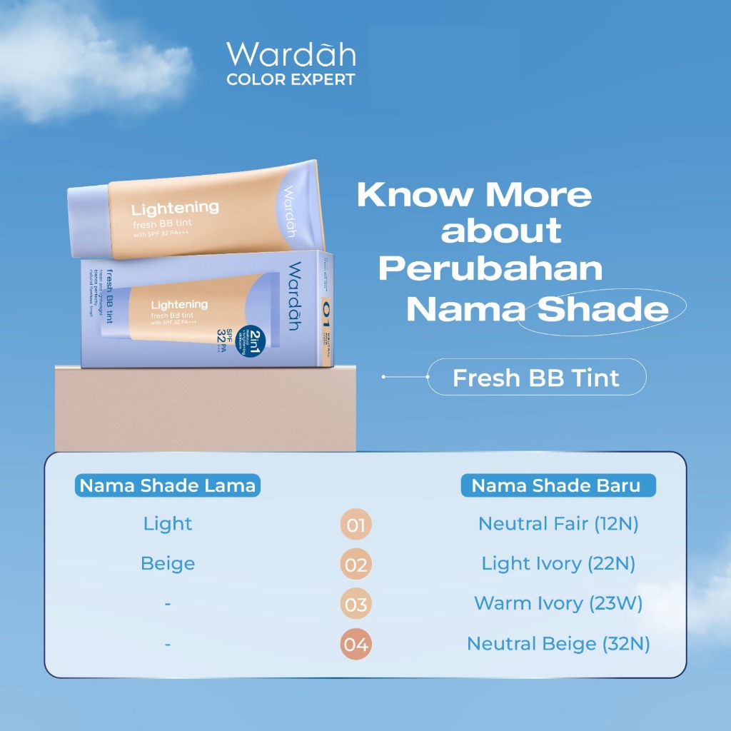 Jual Wardah Lightening BB Cream / Fresh BB Tint (KEMASAN BARU Wardah ...