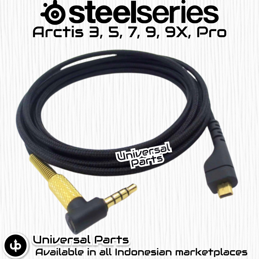 Jual Kabel Steelseries Arctis 3 / 5 / 7 / Pro Audio Cable Gold Plated ...