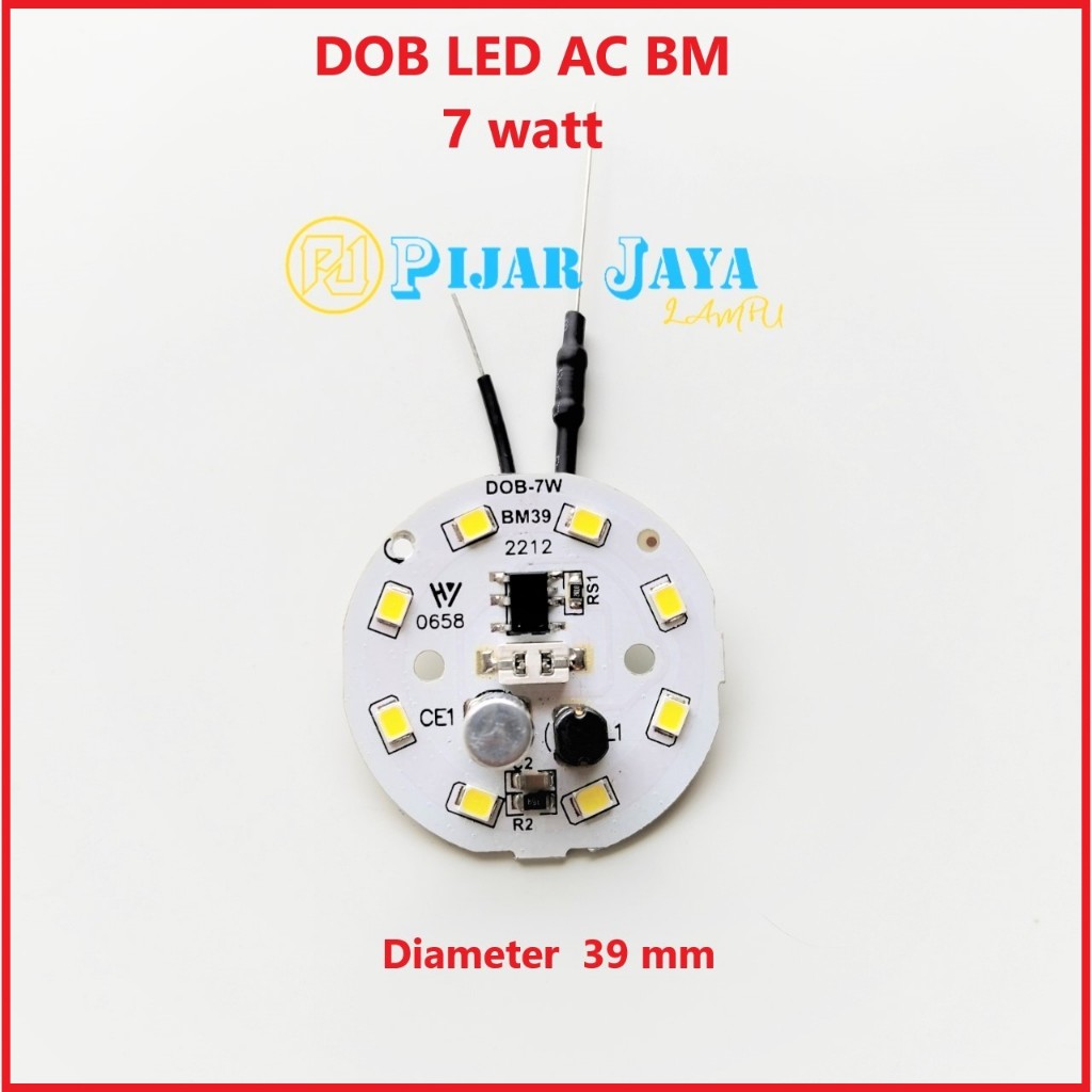 Jual PCB LED AC BM Watt Lengkap 5 7 9 12 15 18 20 25 30 40 50 Watt DOB ...