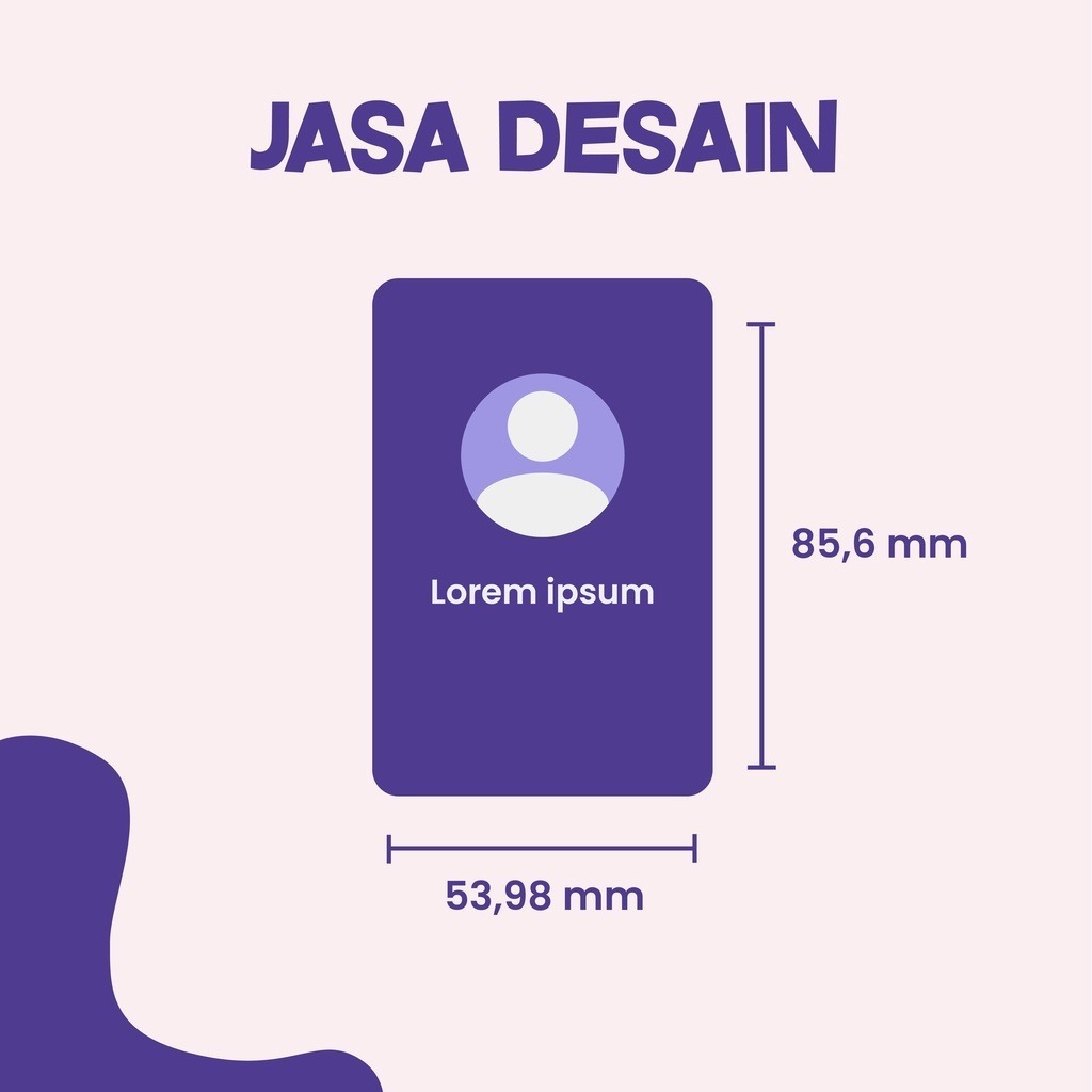 Jual ID CUSTOM CARD SATUAN - CARD HOLDER PVC 1 SISI 2 SISI AESTHETIC ...