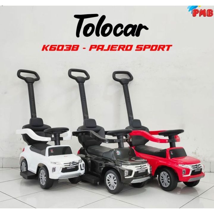 Jual Mainan Anak Mobil Dorong PMB TOLOCAR Pajero K603B/ Mobil Dorong ...