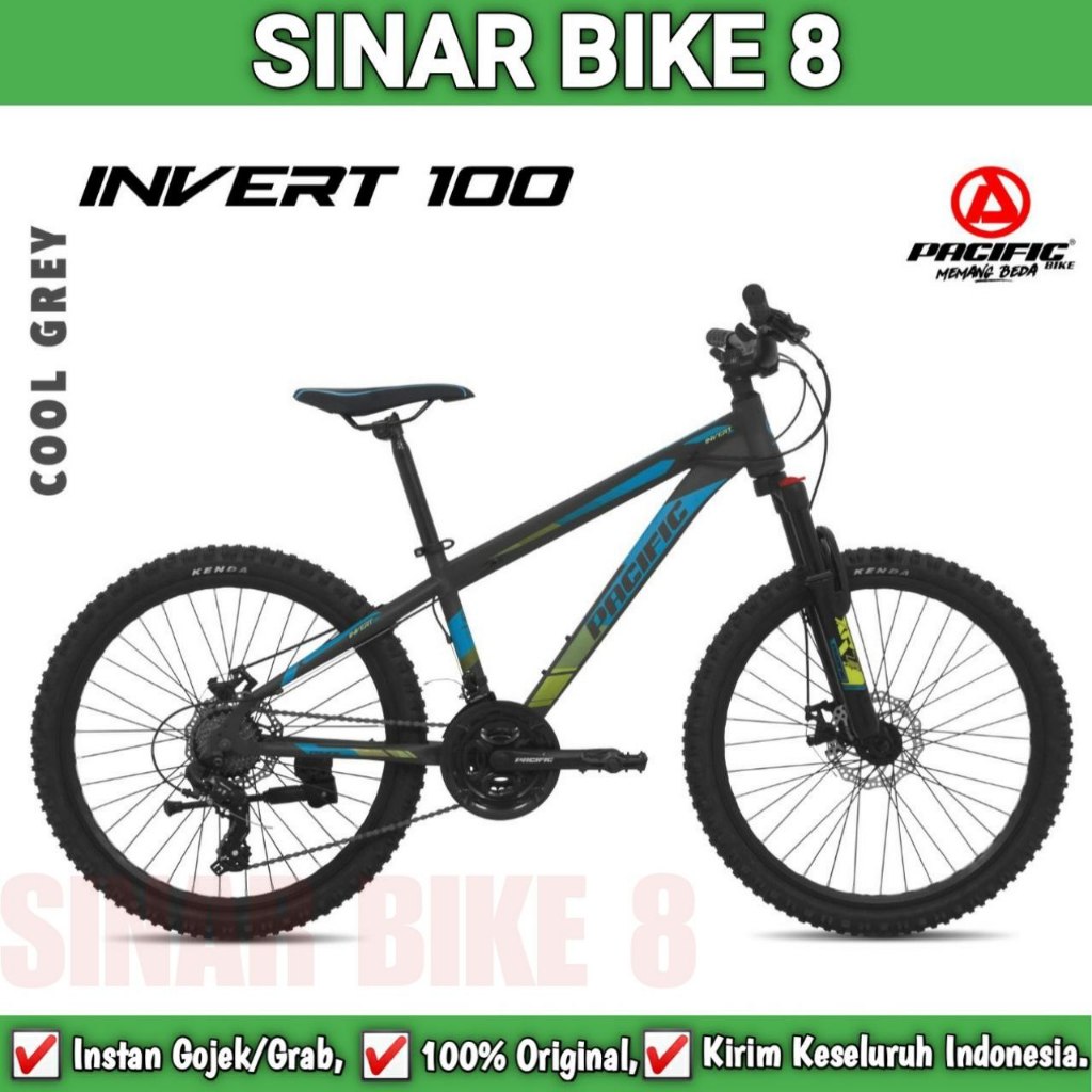 Jual Sepeda Gunung Ukuran 27.5 Inch MTB PACIFIC INVERT 100 21 Speed ...