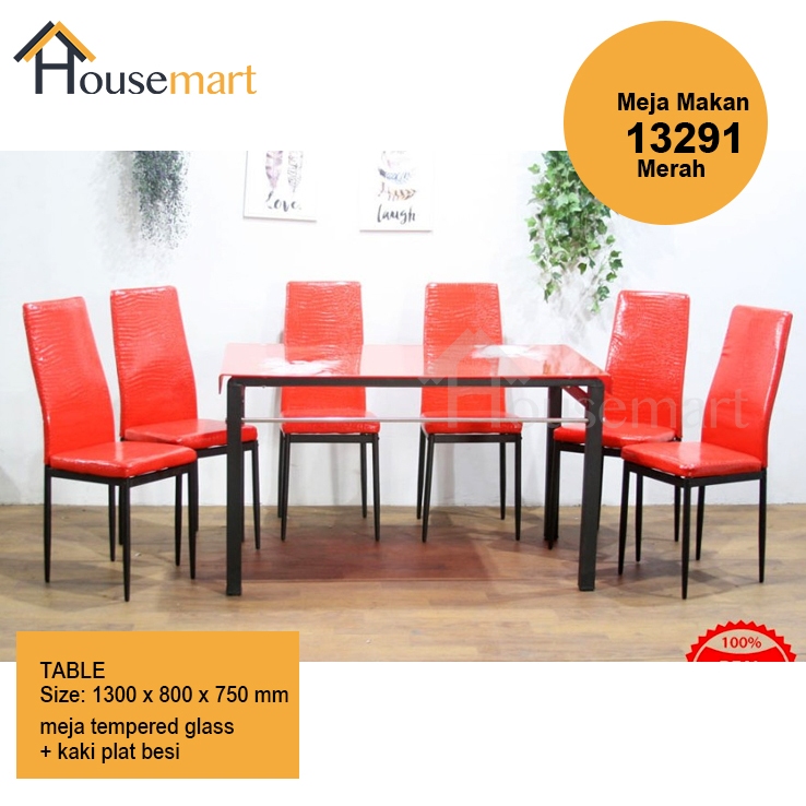 Jual Meja Makan Dining Table Set Lengkung + 6 Kursi Modern Minimalis ...