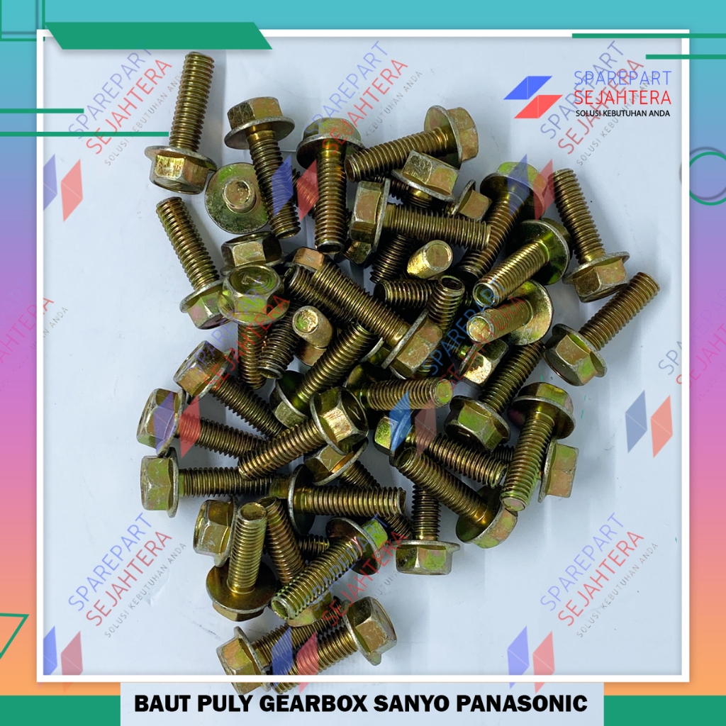 Jual BAUT SEKRUP PULY GEARBOX MESIN CUCI 2 TABUNG SANYO PANASONIC ...