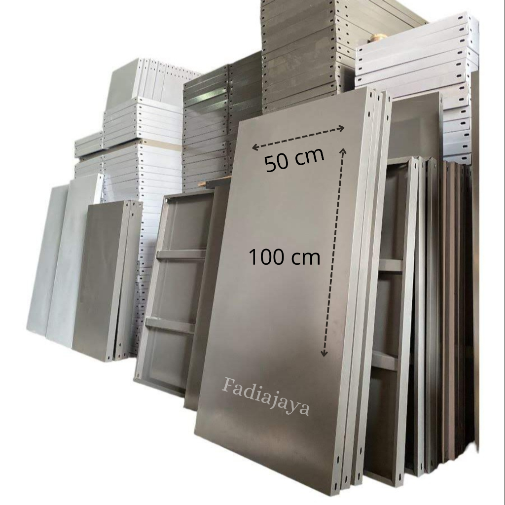 Jual Ambalan Rak Besi Siku Lubang 100 x 50 cm | Shopee Indonesia