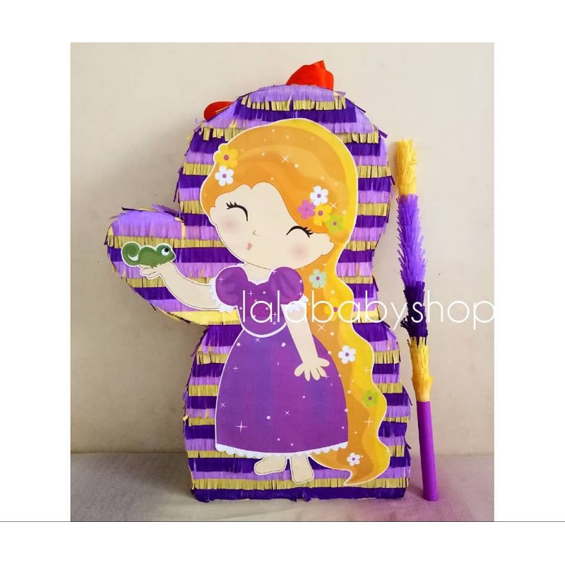 Jual pinata pukul Rapunzel / pinata custom bentuk / pinata ulangtahun ...
