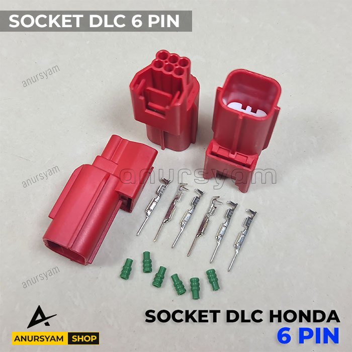 Jual Soket DLC 6 Pin Male Soket DLC Euro 5 Diagnostic Scanner | Shopee Indonesia