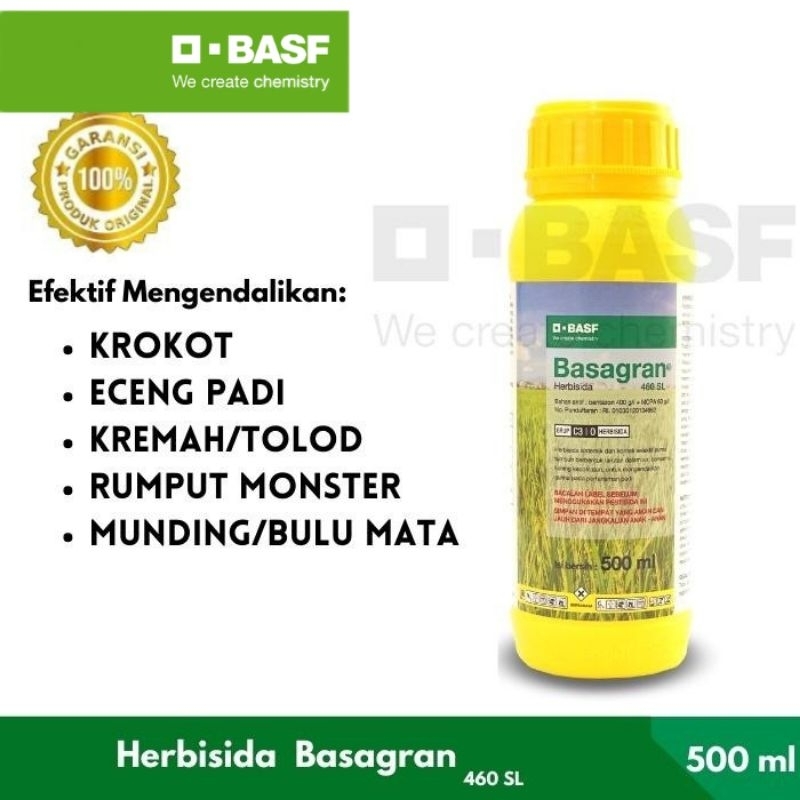 Jual Obat Rumput Teki [Racun Rumput]-Herbisida Sistemik Padi Basagran ...