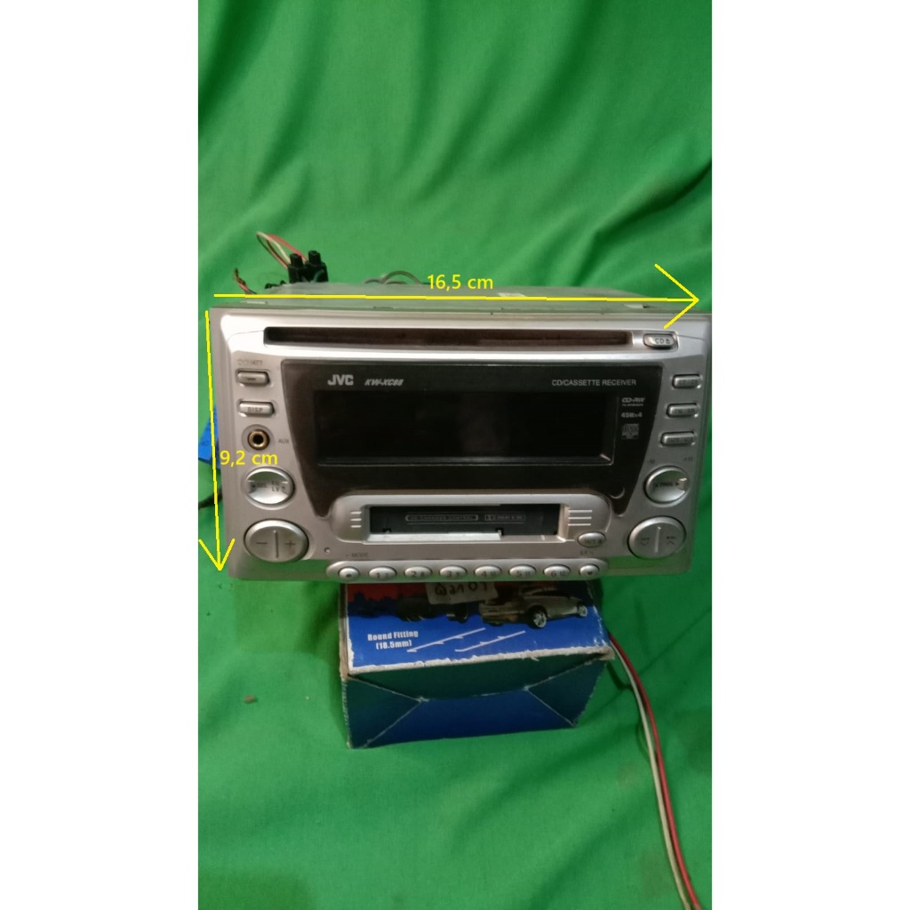 Jual Head Unit JVC Bekas.Tipe KW-XC88.Gratis Soket.Bluetooth MP3 Radio ...