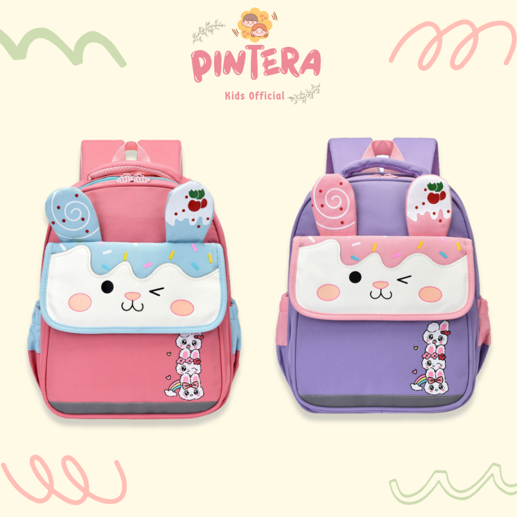 Jual Pintera - Tas Sekolah Anak Perempuan PAUD TK Ransel Rabbit - Kimi ...