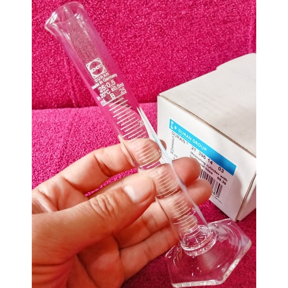 Jual Gelas Ukur 25 ml Duran Measuring Cylinder | Shopee Indonesia