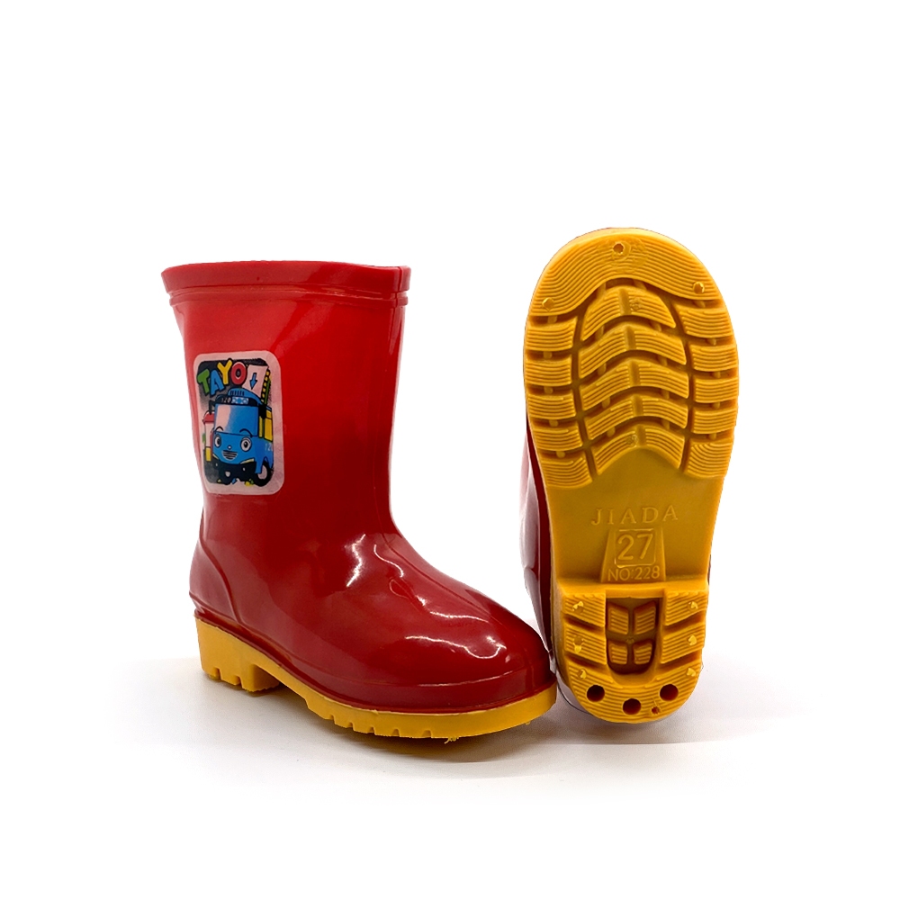 Jual Sepatu boots anak laki-laki dan perempuan bahan karet jelly import ...