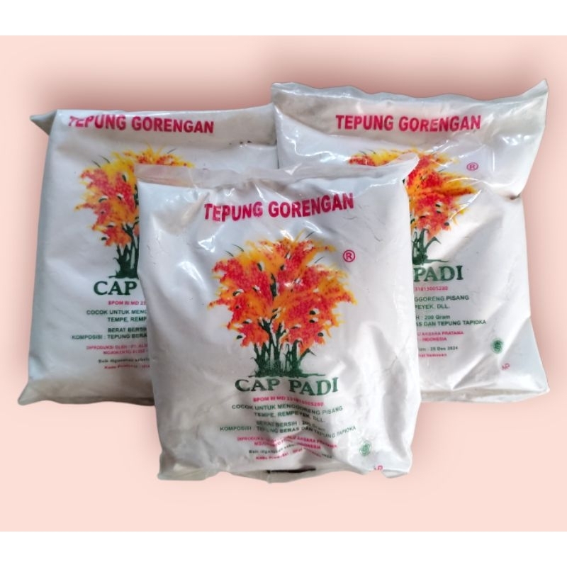 Jual Tepung gorengan CAP PADI / Tepung Padi 200g | Shopee Indonesia
