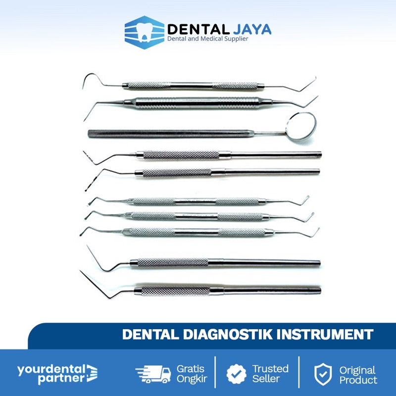 Jual ASDI Oliver Dental Diagnostik Set | Alat Instrument Standar ...