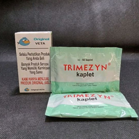 Jual TRIMEZYN 50 KAPLET MEDION OBAT TERNAK UNGGAS AYAM NGOROK PILEK ...