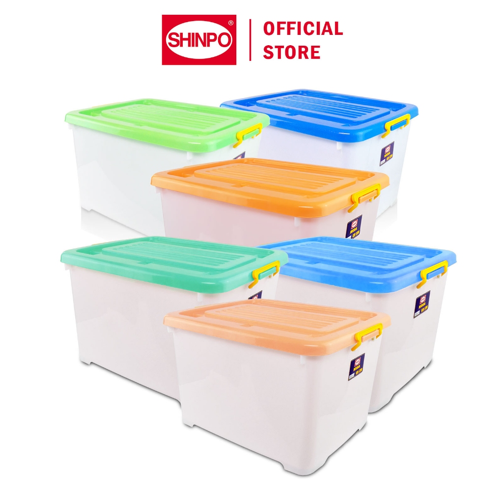 Jual SHINPO Kontainer Plastik Dengan Roda Mega Container Box Kotak ...