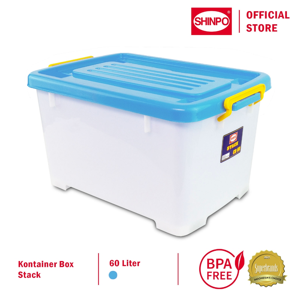 Jual SHINPO Kontainer Plastik Dengan Roda Stack Container Box Kotak ...