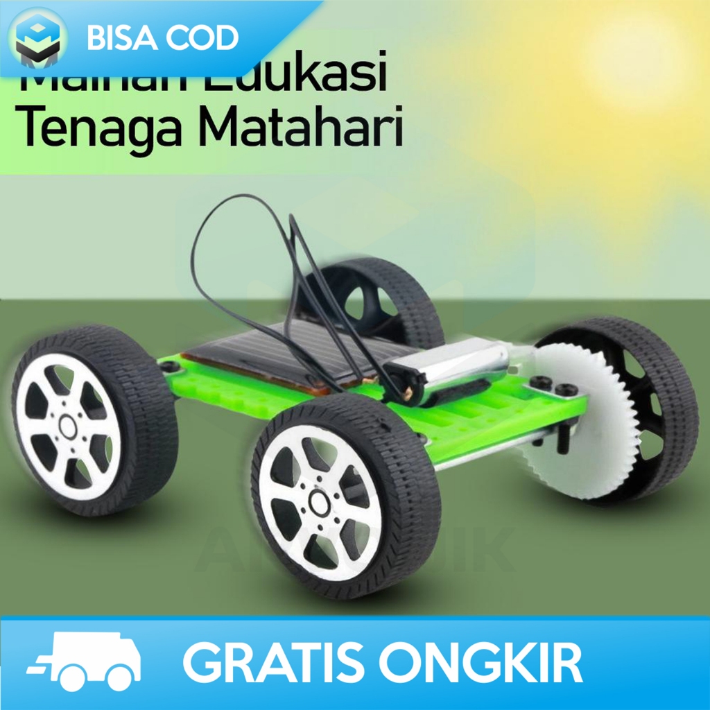 Jual MAINAN EDUKASI DIY MOBIL SOLAR PANEL PUZZEL IQ ROBOT TENAGA ...