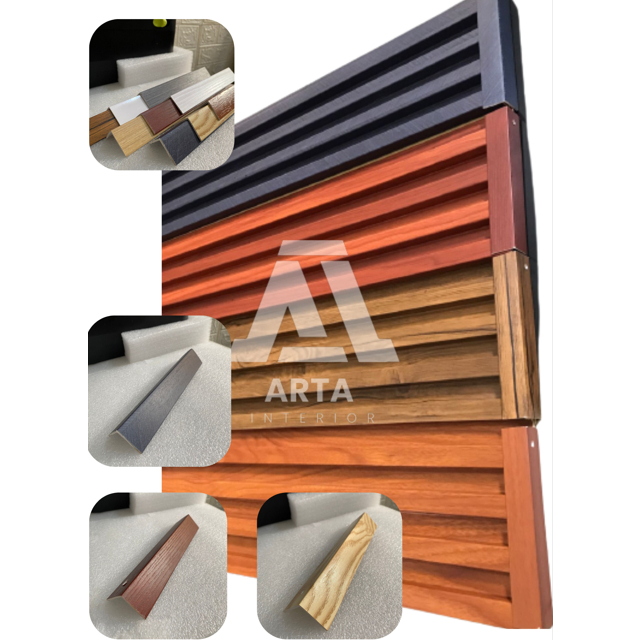 Jual List siku L WPC wall panel / penutup wall panel WPC termurah ...
