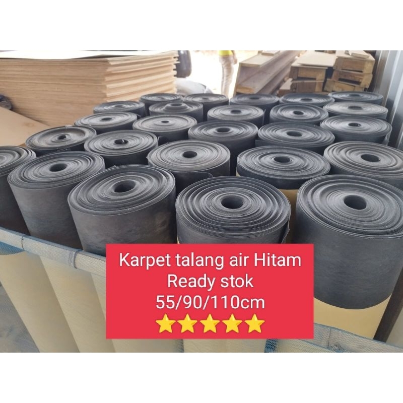 Jual karpet talang hitam ukuran 90cm = 86cm x 50 meter ( Cargo ...