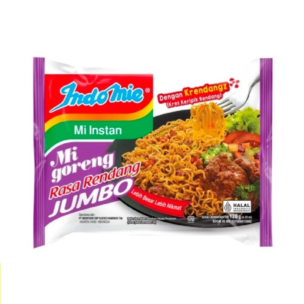 Jual Indomie Mi Goreng Rasa Rendang Jumbo 120 gr | Shopee Indonesia